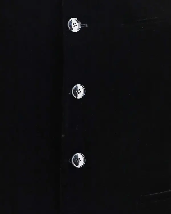 Giorgio Armani Blazer One Shot In Stretch Viscose And Cupro Velvet - Black