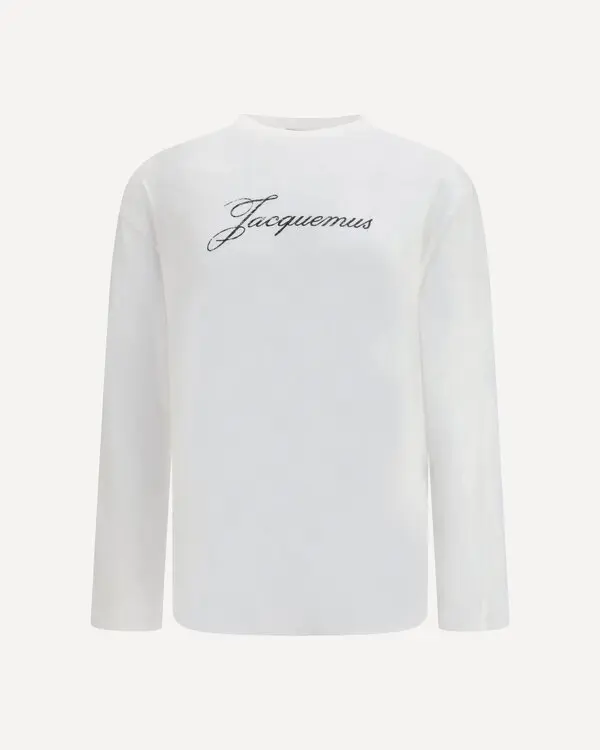 Jacquemus Long-sleeve T-shirt Ale - White