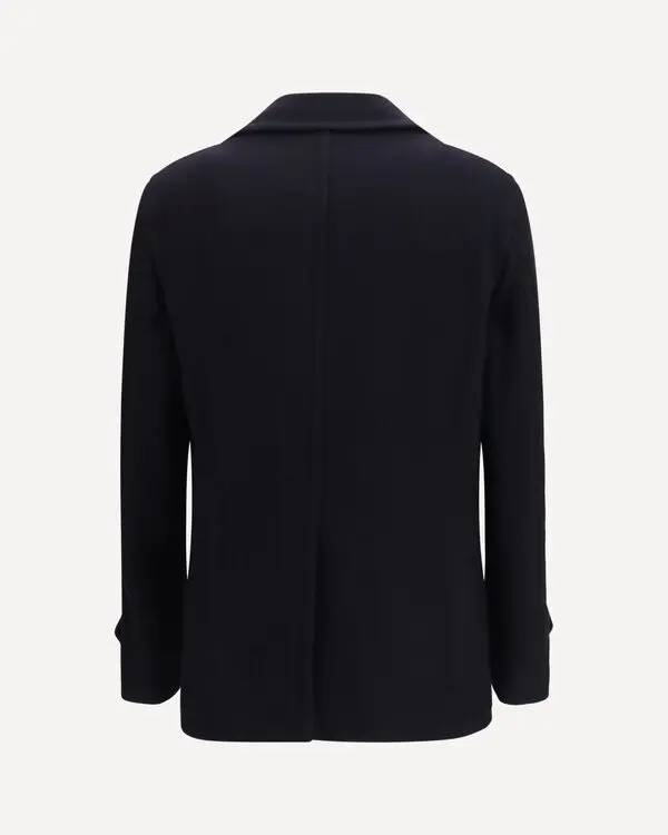 Tagliatore Wool Double Breasted Caban Coat