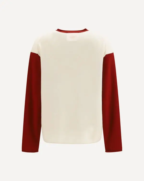 Guest In Residence Baseball Oversized Crew Sweater