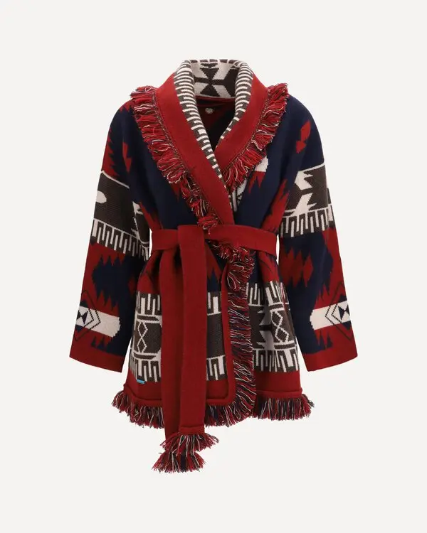Alanui Icon Jacquard Cardigan Feale