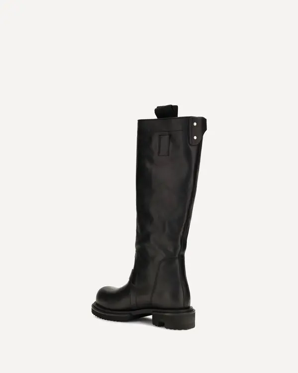Rick Owens Gabe Leather Knee-high Boots