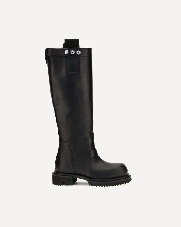 Rick Owens Gabe Leather Knee-high Boots