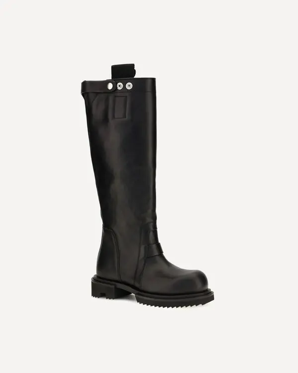 Rick Owens Gabe Leather Knee-high Boots