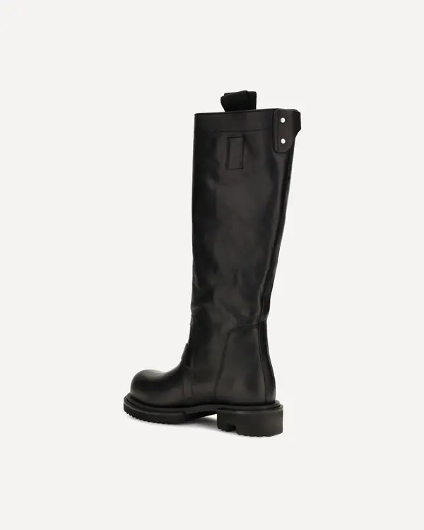 Rick Owens Gabe Leather Knee-high Boots