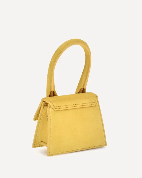 Jacquemus Le Chiquito Mini Leather Top Handle Bag - Yellow