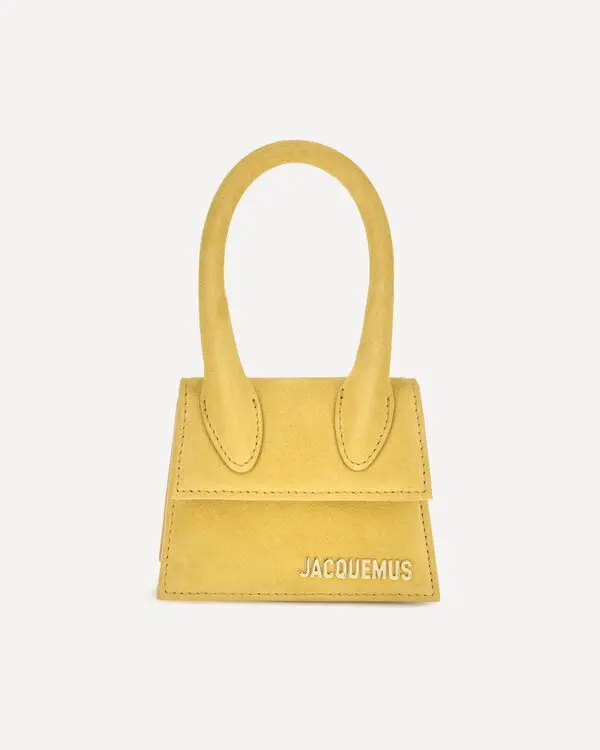 Jacquemus Le Chiquito Mini Leather Top Handle Bag - Yellow