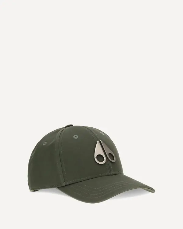 Moose Knuckles Logo Icon Cotton Baseball Cap - Green