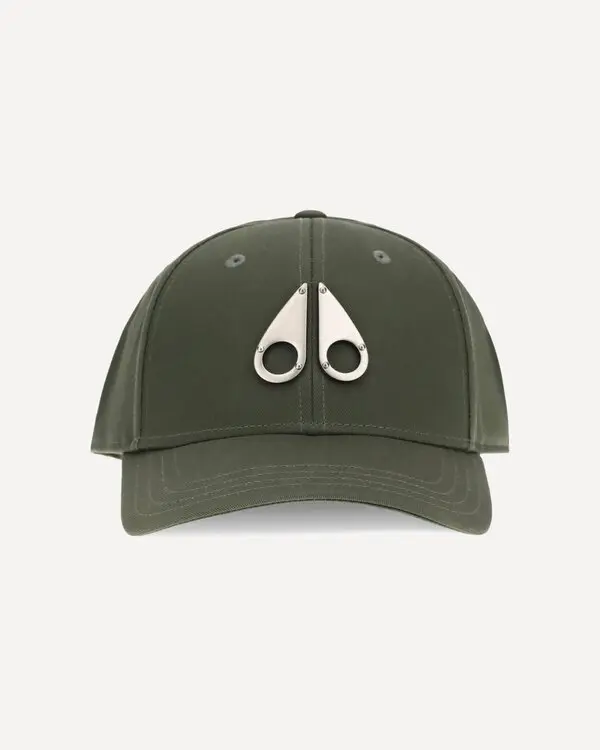 Moose Knuckles Logo Icon Cotton Baseball Cap - Green