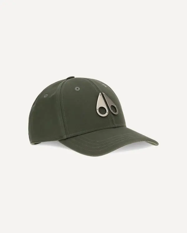 Moose Knuckles Logo Icon Cotton Baseball Cap - Green