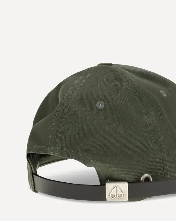Moose Knuckles Logo Icon Cotton Baseball Cap - Green