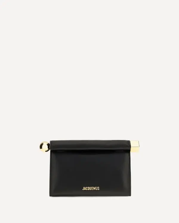 Jacquemus Rond Carré Leather Shoulder Bag