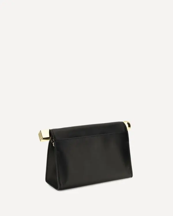 Jacquemus Rond Carré Leather Shoulder Bag