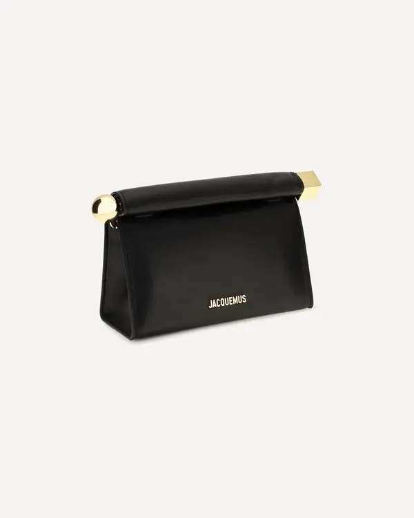 Jacquemus Rond Carré Leather Shoulder Bag