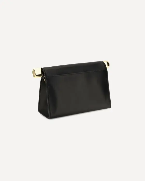 Jacquemus Rond Carré Leather Shoulder Bag