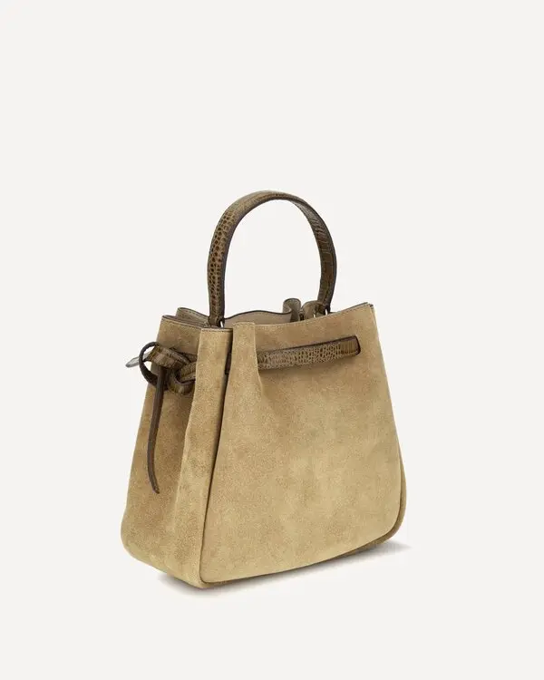 Tory Burch Romy Suede Bucket Bag