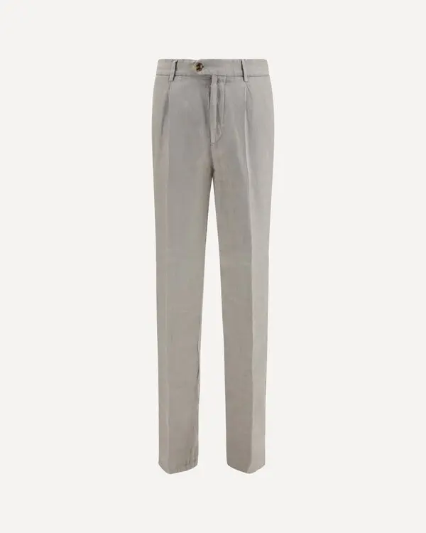 Brunello Cucinelli Garment-dyed Gabardine Pants