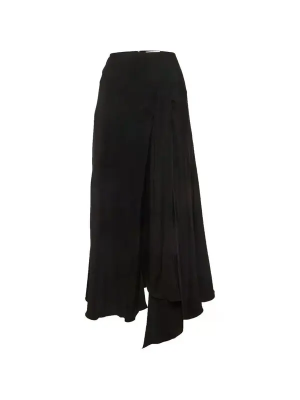 Victoria Beckham Draped Asymmetric Midi Skirt