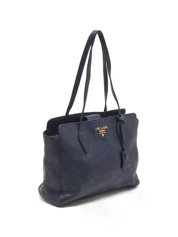 Prada Vitello Phenix Leather Tote Bag