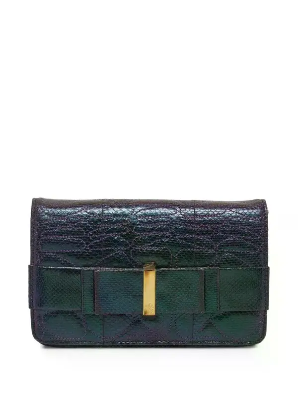 Roberto Cavalli Bow Flap Clutch Bag