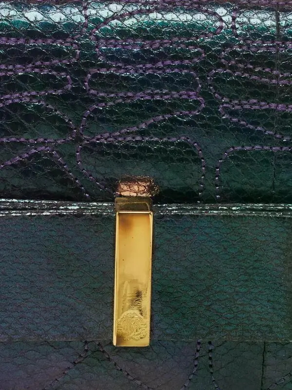 Roberto Cavalli Bow Flap Clutch Bag