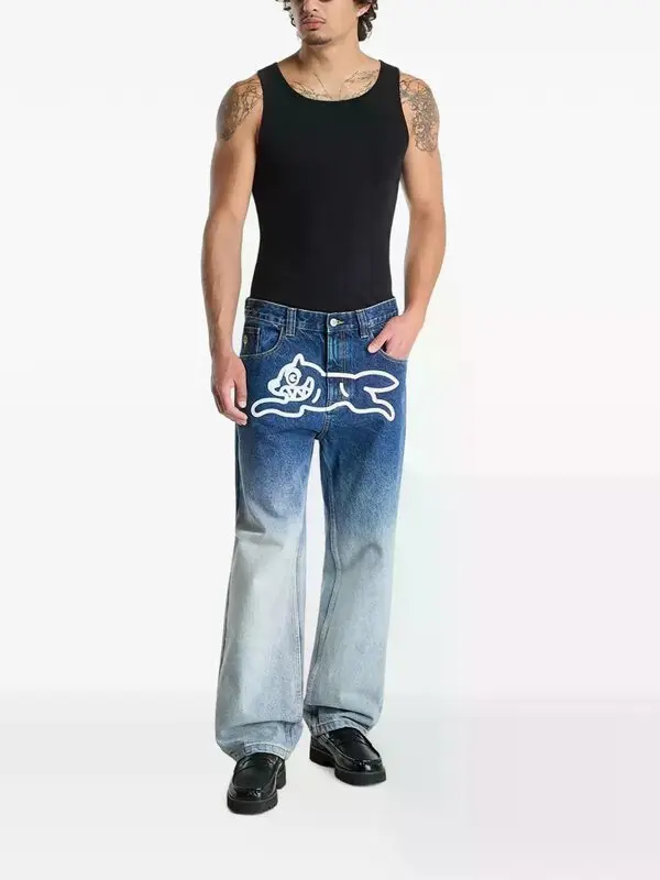 BILLIONAIRE BOYS CLUB - ICE CREAM Running Dog Gradient-effect Jeans