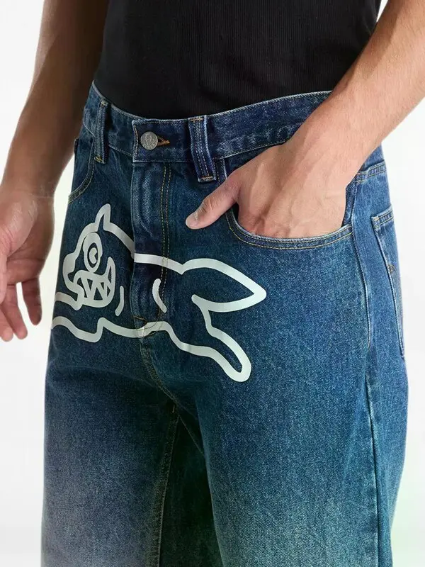 BILLIONAIRE BOYS CLUB - ICE CREAM Running Dog Gradient-effect Jeans