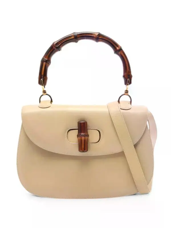 Gucci 2000s Bamboo Turn-lock Cross Body Bag