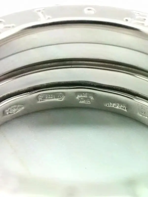 BVLGARI B.zero1 18k White Gold Ring