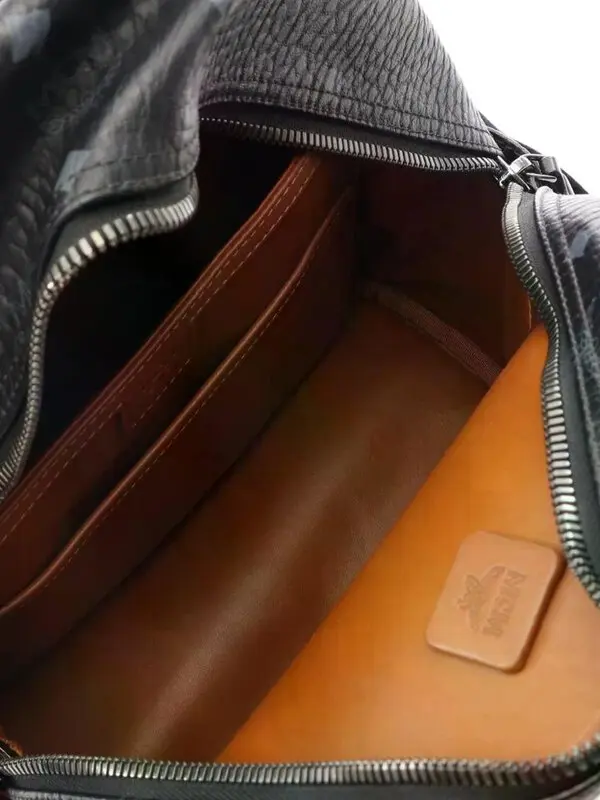 Mcm Visetos Studded Monogram Backpack