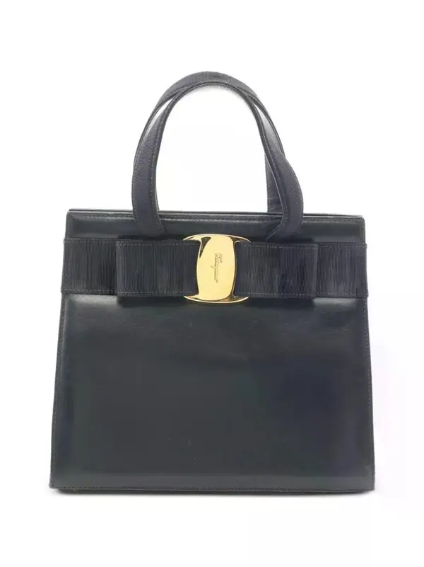 FERRAGAMO Vara Ribbon Handbag - Blue