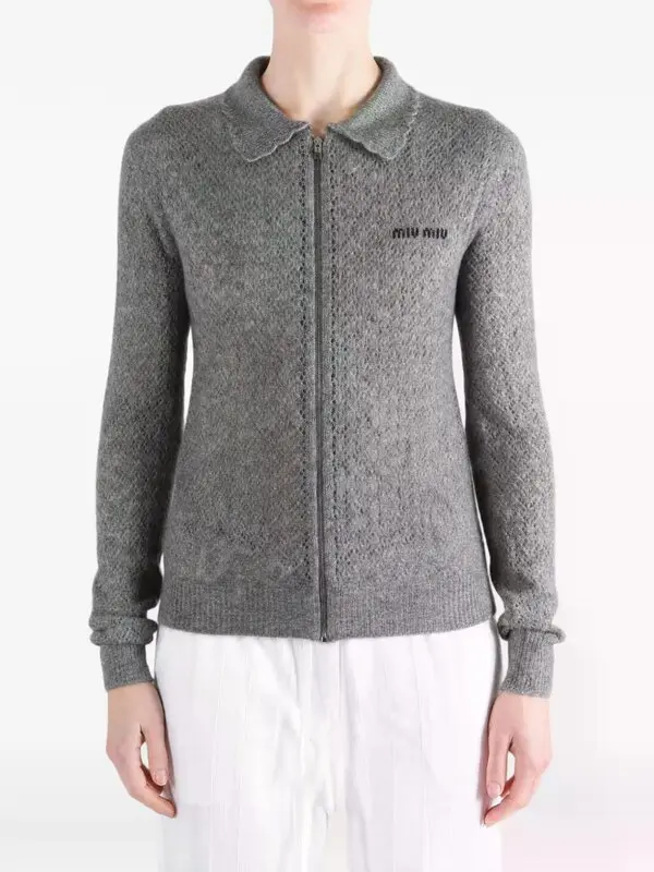 Miu Miu Cashmere And Silk Cardigan