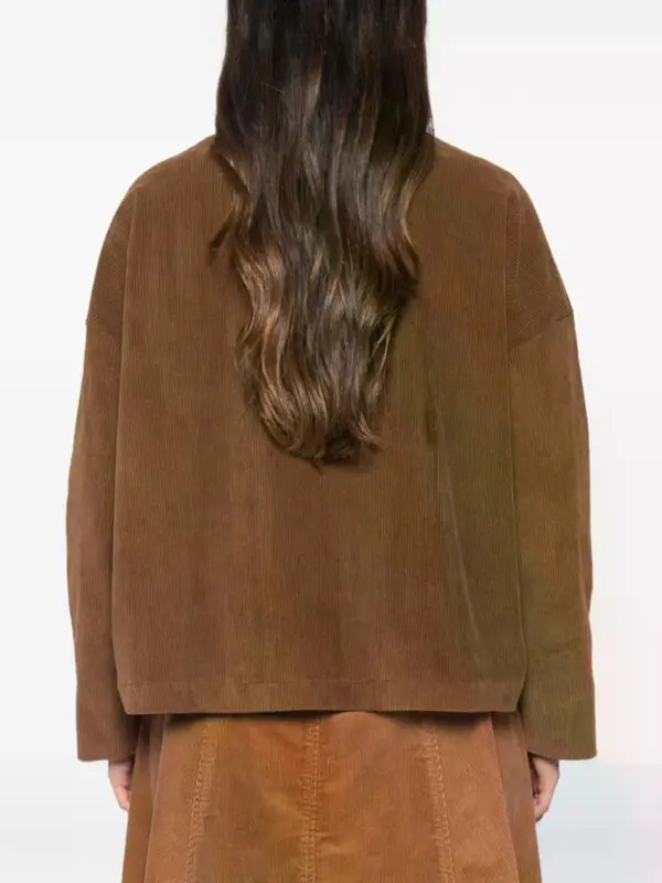 WHYCI MILANO Corduroy Pussy-bow Jacket