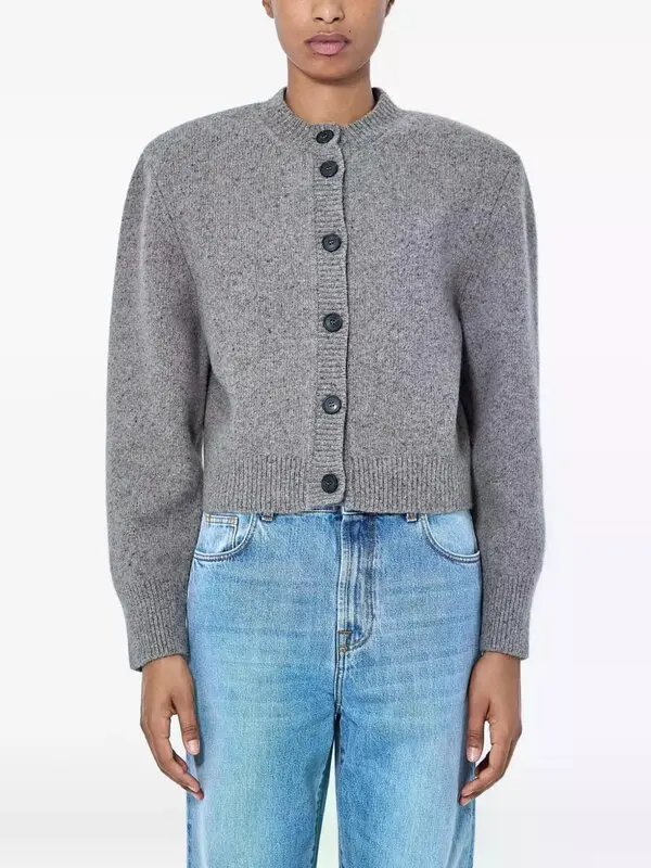 RÓHE Knitted Button-up Cardigan
