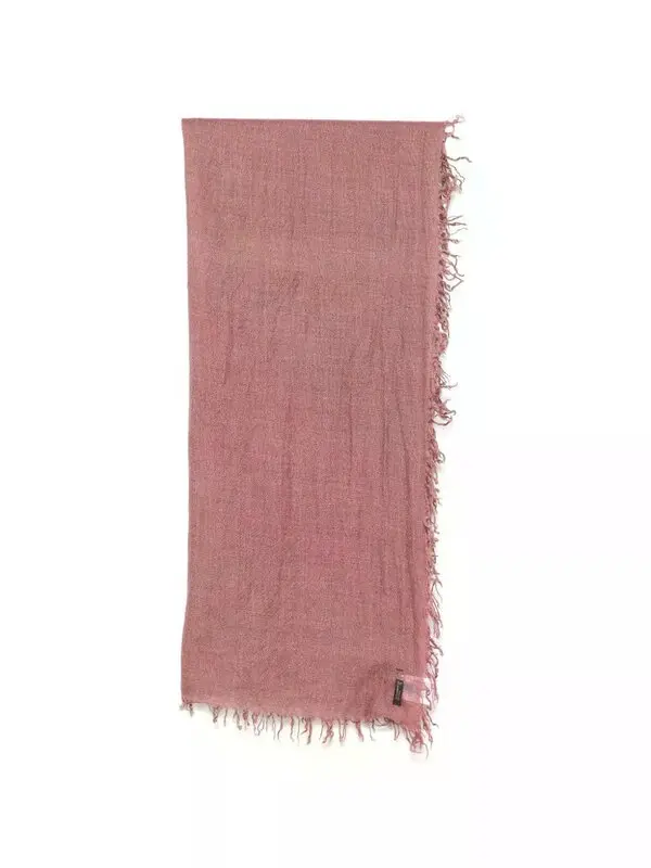 Faliero Sarti Frayed-edge Scarf - Pink
