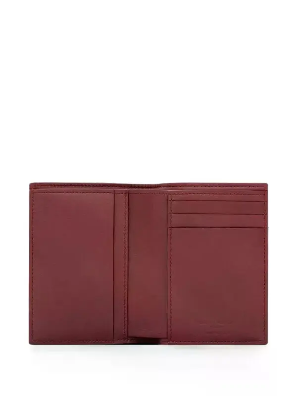 Saint Laurent Paris Credit Card Wallet In Two-tone