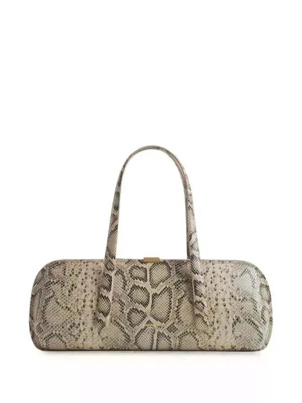 MUGLER Aurora Snakeskin-effect Shoulder Bag