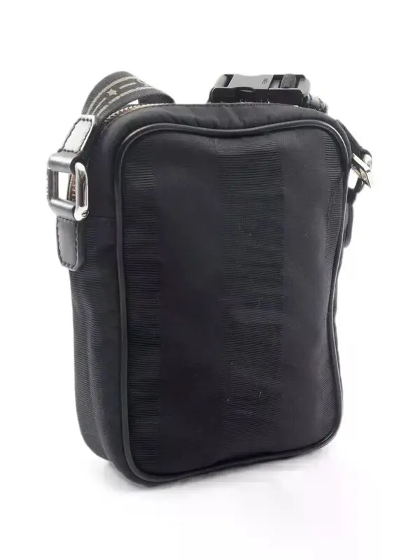 Fendi Pequin Logo-patch Mini Messenger Bag