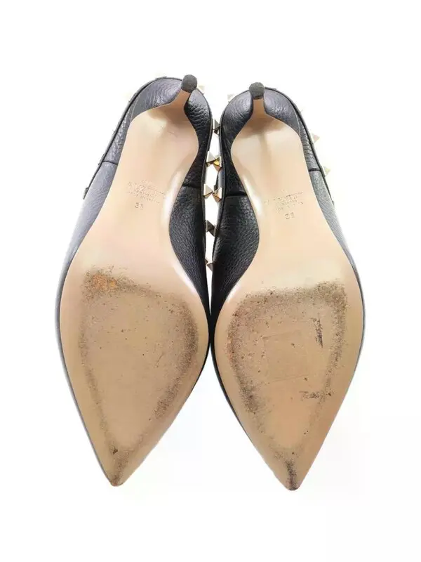 Valentino Garavani Rockstud Pointed-toe Ankle Boots