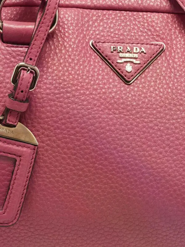 Prada Vitello Daino Bauletto Tote Bag