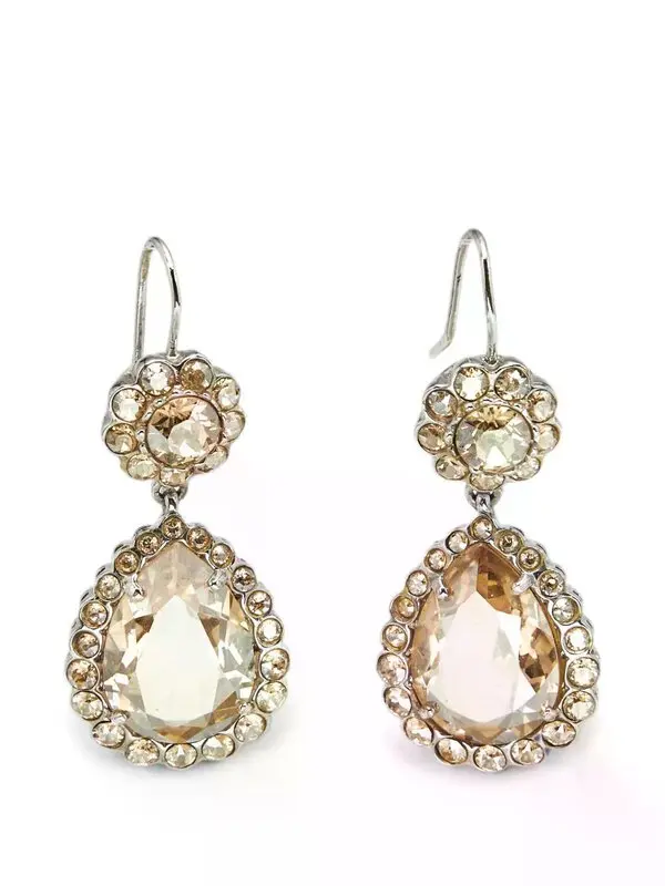 Miu Miu Crystal Drop Earrings