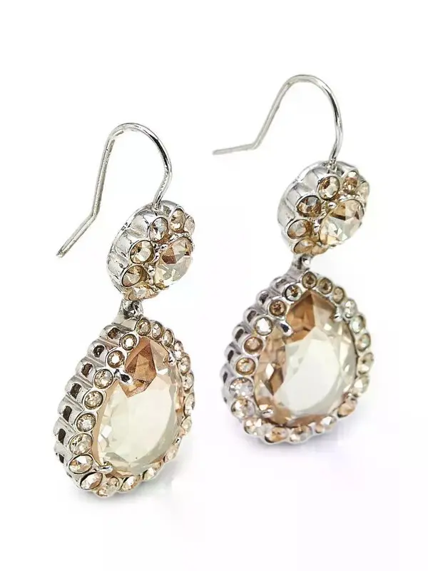 Miu Miu Crystal Drop Earrings