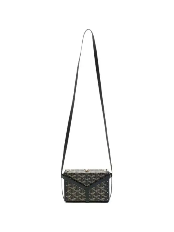 Goyard 2019 Minaudière Goyardine Trunk Shoulder Bag