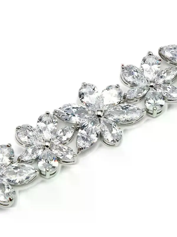 Carolina Herrera Crystal-embellished Jasmine Bracelet