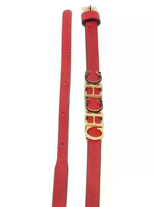 Carolina Herrera Chhc Logo Double-wrap Belt
