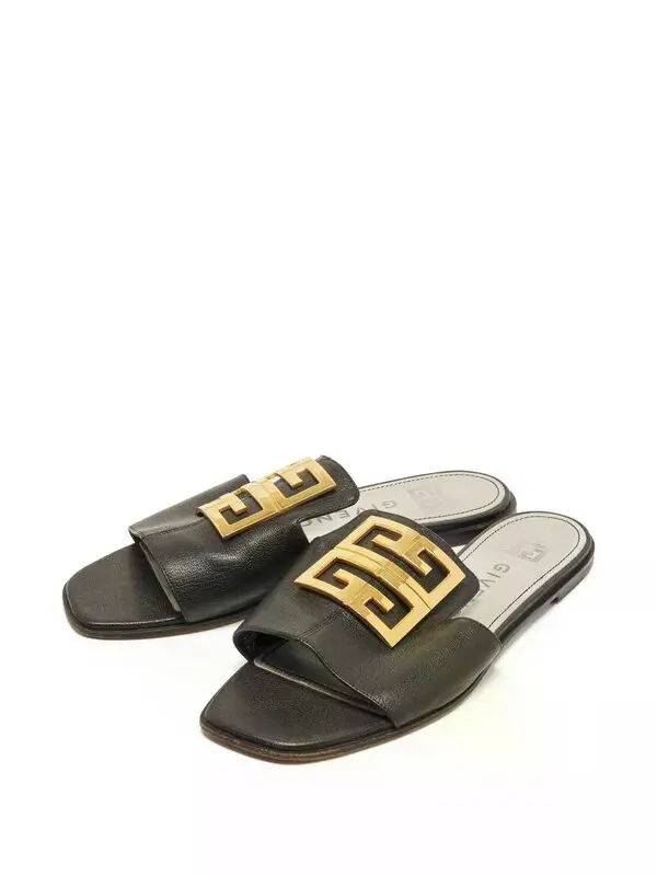 Givenchy 4g Leather Slides