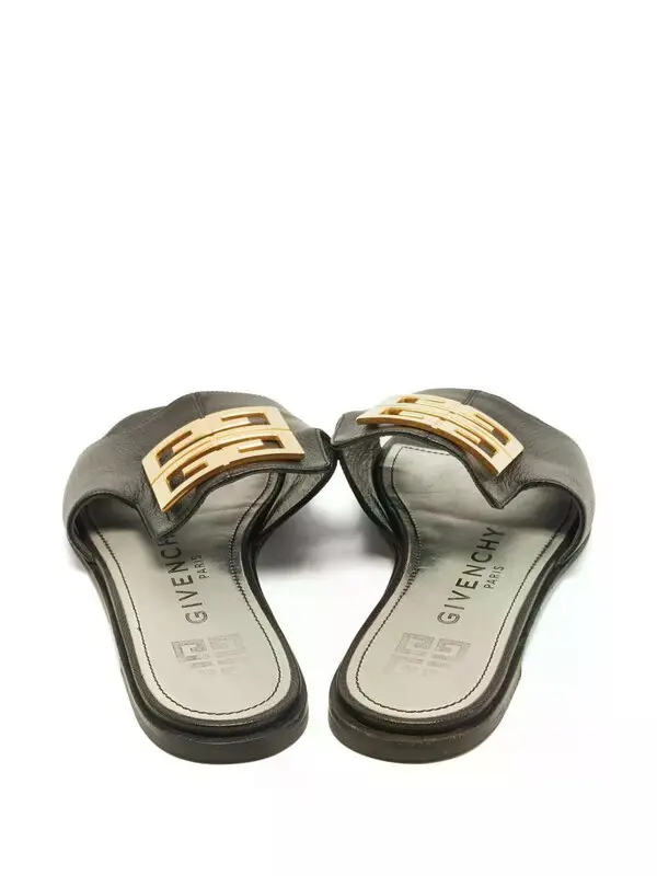 Givenchy 4g Leather Slides