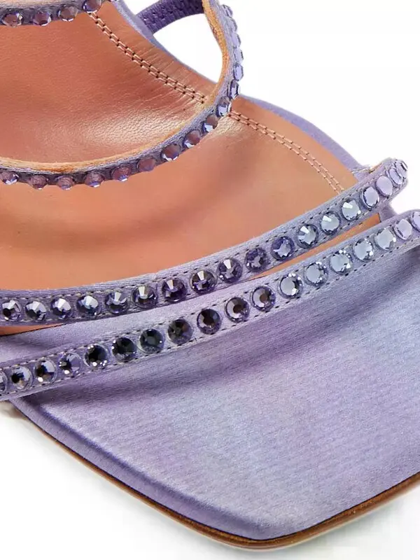 Amina Muaddi Naima Crystal-embellished Sandals