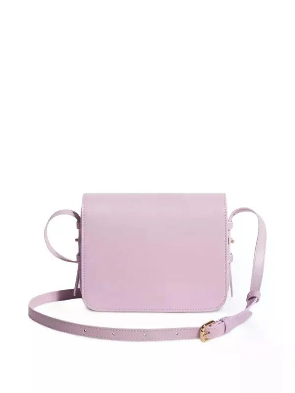 Maison Kitsuné Edie Fox-plaque Shoulder Bag - Pink