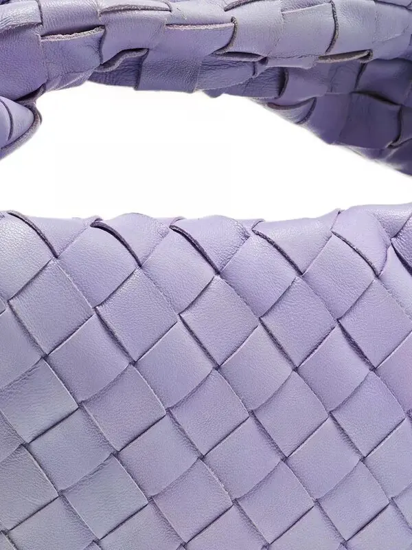 Bottega Veneta Mini Jodie Intrecciato Tote Bag - Purple